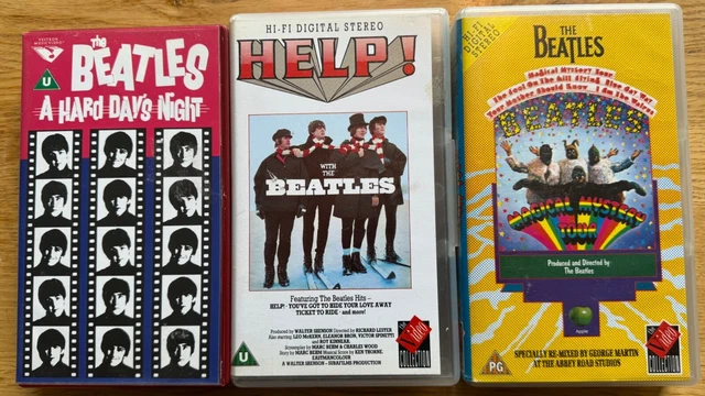 THE BEATLES - VHS Bundle - HARD DAY'S NIGHT, HELP, MAGICAL MYSTERY TOUR ...