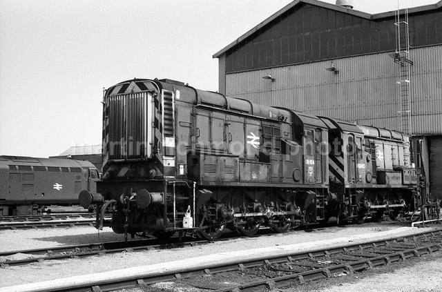 CARDIFF CANTON CLASS 08 08654 & 08940 16.8.87 Railway Negative RN303 £2 ...