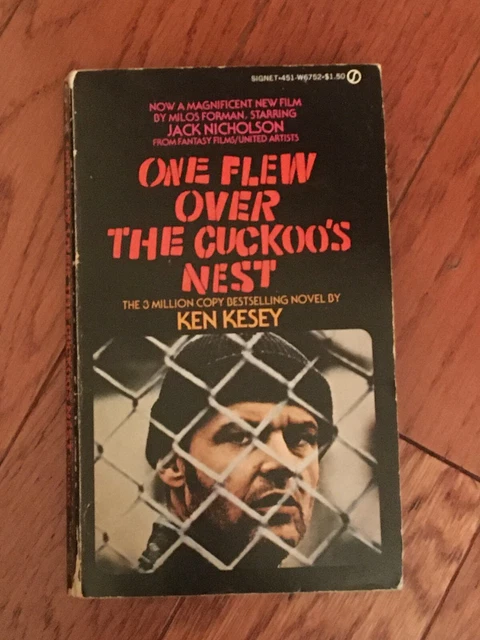 ONE FLEW OVER The Cuckoos Nest Ken Kesey Movie Tie In 1962 Vintage ...