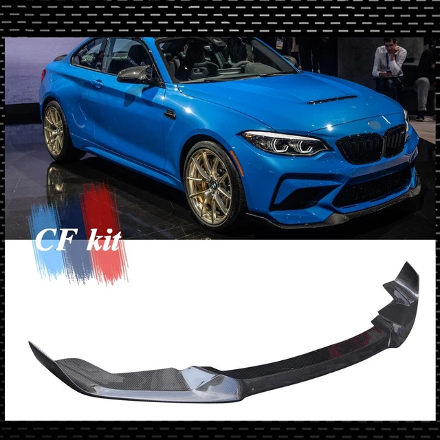 FRONT BUMPER LIP Spoiler Body Kits For 2018UP BMW F87 M2 Coupe Carbon ...