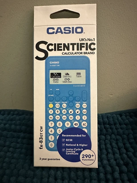 CASIO FX-83GT CW Scientific Calculator GCSE Updated FX-83GTX (Blue) £9. ...