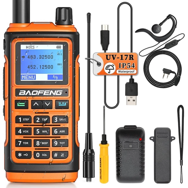 BAOFENG UV-17 PRO UV Dual Band Two Way Radio Ham Walkie Talkie Long ...