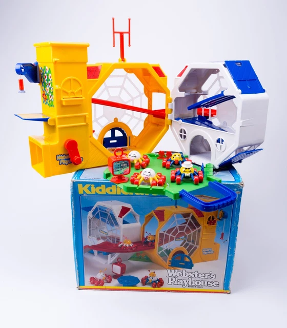RARE VINTAGE KIDDICRAFT Playset ~ Webster's Playhouse Spider House ...