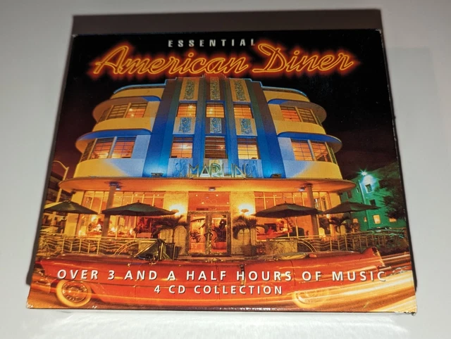 ESSENTIAL AMERICAN DINER 4-Disc CD Box Set Oldies Beach Boys/Chuck ...