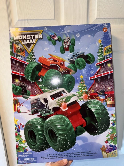 MONSTER JAM ADVENT Calendar 1:72 Scale 2025 NEW Christmas Event Holiday ...
