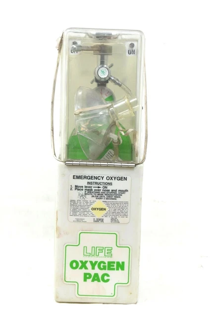LIFE OXYGEN PAC Emergency Oxygen Cylinder Pack $48.02 - PicClick
