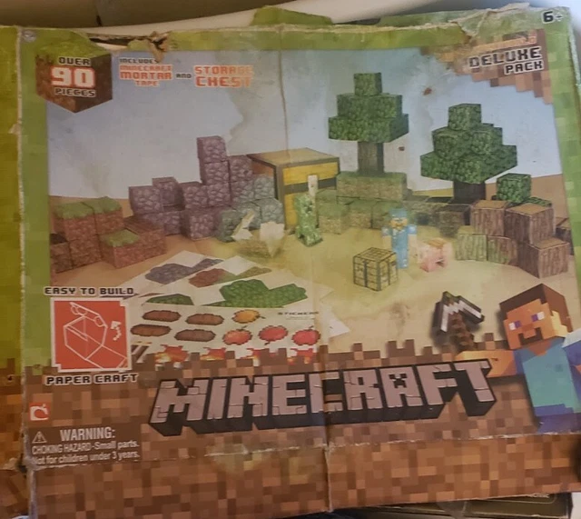 MINECRAFT PAPERCRAFT - Overworld Deluxe Pack Over 90+ Pieces £71.16 ...