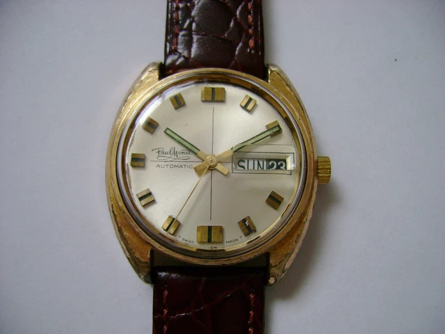 VINTAGE AUTOMATIC Paul Monet , Run And Keep Time,Serviced. $80.00 ...