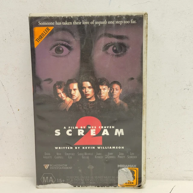 SCREAM 2 - Horror - Big Box Ex Rental - VHS Tape $35.50 - PicClick AU
