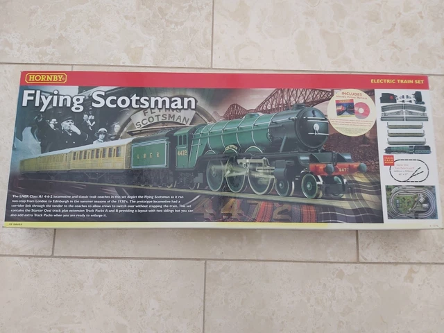 HORNBY R1039 FLYING Scotsman Train Set OO Gauge £32.10 - PicClick UK