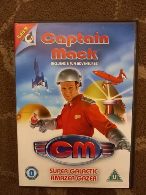 CAPTAIN MACK SUPER Galactic Amazer Gazer Dvd 8 Episodes Kids Citv £12. ...