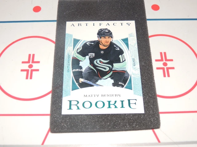 MATTY BENIERS ROOKIE card rc 2022-23 artifacts turquoise # 180 $19.50 ...
