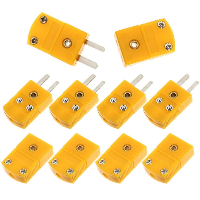5 SETS THERMOELEMENT Stecker Thermoelement-Steckverbinder Für ...