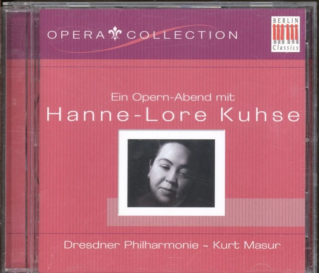 0183712BC HANNE-LORE KUHSE Une Opéra Avec CD Allemagne Edel 2003 ...