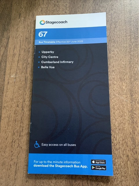 STAGECOACH CUMBRIA ROUTE 67 Carlisle City Bus Timetable Leaflet June stagecoach-cumbria-route-67-carlisle-city-bus-timetable-leaflet-june
