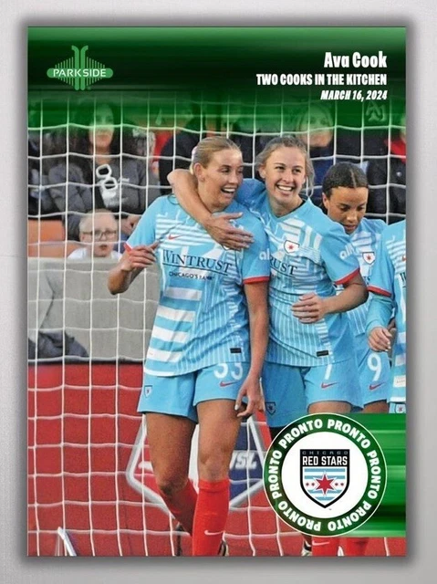 AVA COOK CHICAGO Red Stars 2024 Parkside nuovo nuovo presto #5 W1 EUR 2 ...