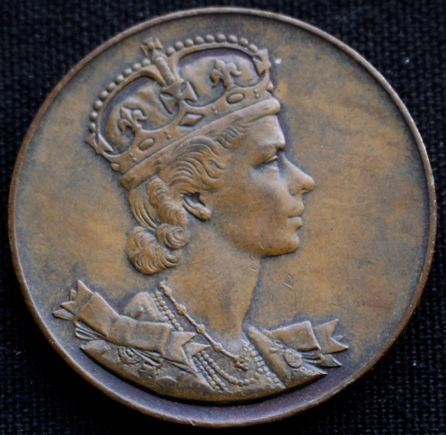 1953 CANADA CORONATION OF QUEEN ELIZABETH II MEDALLION - Bronze $46.78 ... 1953 CANADA CORONATION OF QUEEN ELIZABETH II MEDALLION - Bronze $46.78 ...