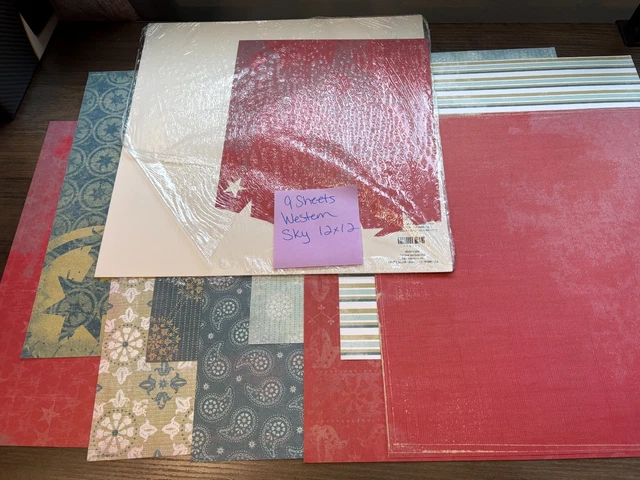 STAMPIN UP 12X12 DSP Designer Series Paper ~ 9 Sheets Western Sky ~ Z8 ...