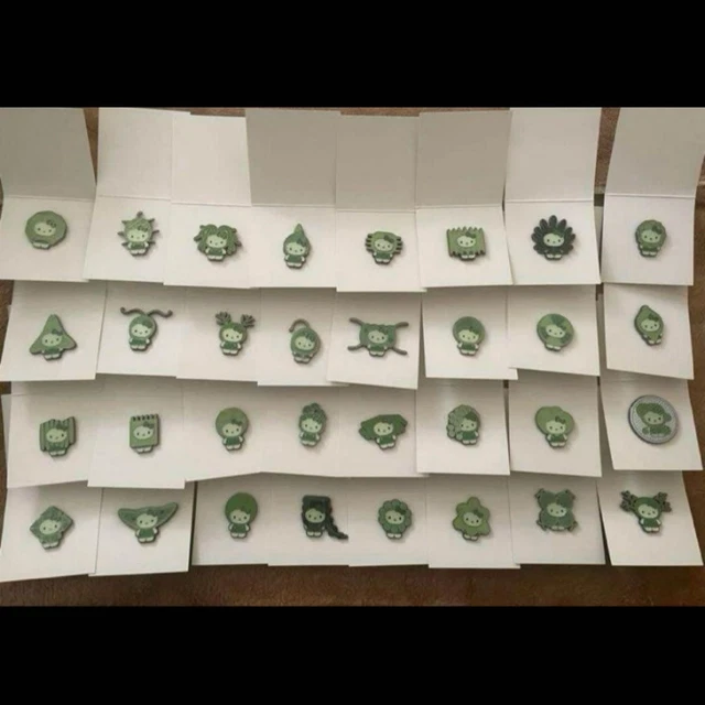 OSAKA EXPO 2025 Limited Sanrio Hello Kitty Algae Pin Badge complete Set ...