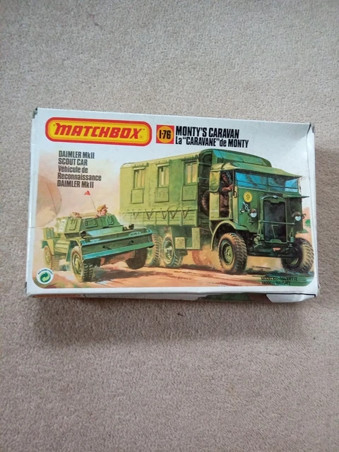 MATCHBOX 1/76 Monty's Caravan. Unused. Vintage Plastic Model Kit. £25. ...