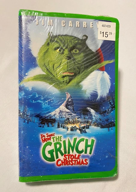 NUEVO SELLADO DR. Seuss How The Grinch Robó Navidad Cinta VHS 2001 ...