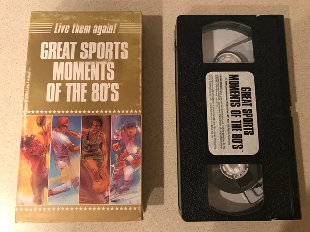 RARE GREAT SPORTS Moments Of The 80'S Vhs Live Them Again ! EUR 5,53 ...