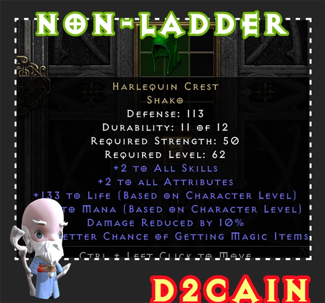 DIABLO 2 D2R SC💥Ladder💥Harlequin Crest Shako💥PC/SWITCH/PS $1.50 ...