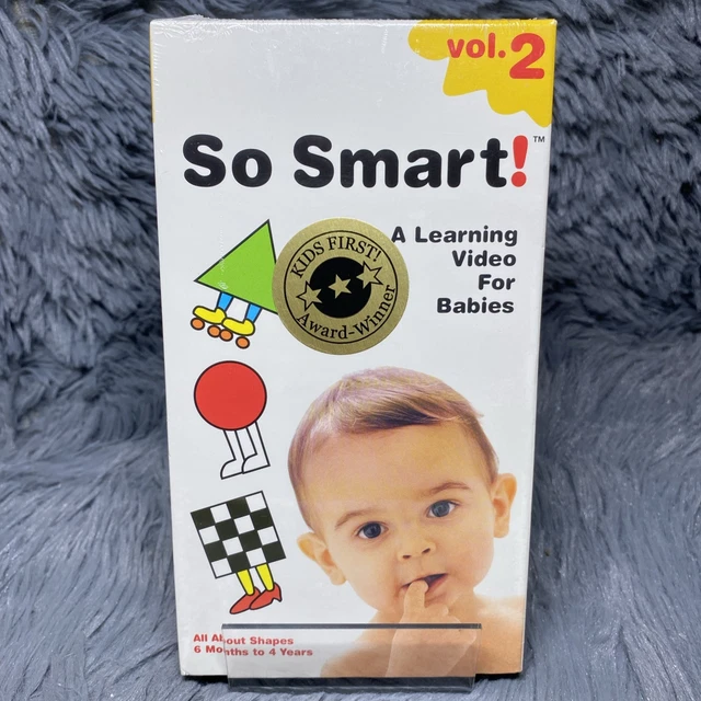 SO SMART! ALL About Shapes VHS Tape 1999 Volume 2 A Learning Video For ...