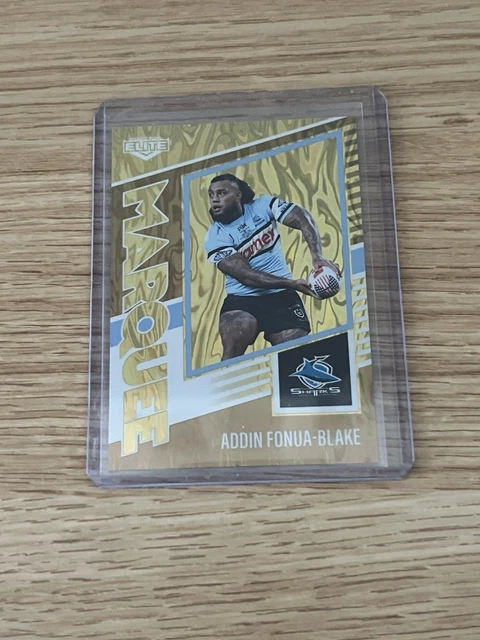 2025 NRL ELITE Marquee Gold Cronulla Sharks Card $30.00 - PicClick AU