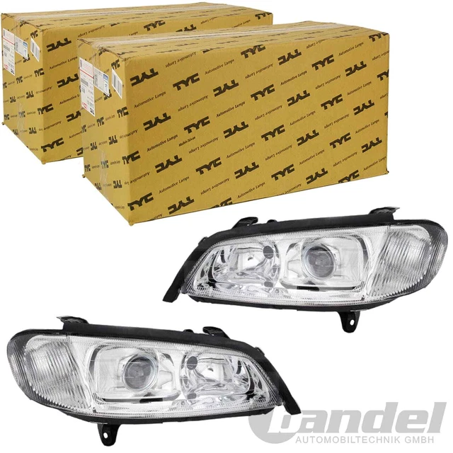 2X TYC H1/H7 SCHEINWERFER LINKS+RECHTS für OPEL OMEGA B V94 AB 09.1999 FACELIFT EUR 137,90 ...