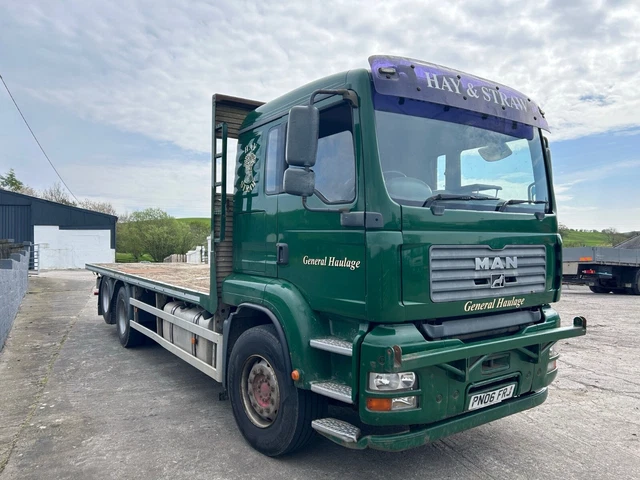MAN 26.433 6X2 flatbed manual gearbox export £5,495.00 - PicClick UK