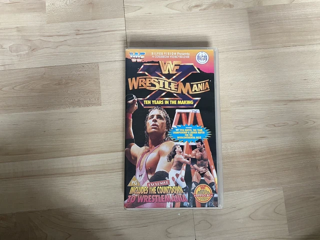WWE / WWF Wrestlemania 10 (X) VHS - Rare (Black Tape) £6.00 - PicClick UK