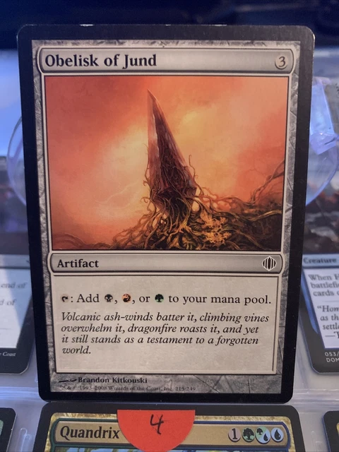 MAGIC THE GATHERING MTG Obelisk of Jund (215) Shards of Alara LP EUR 1 ...