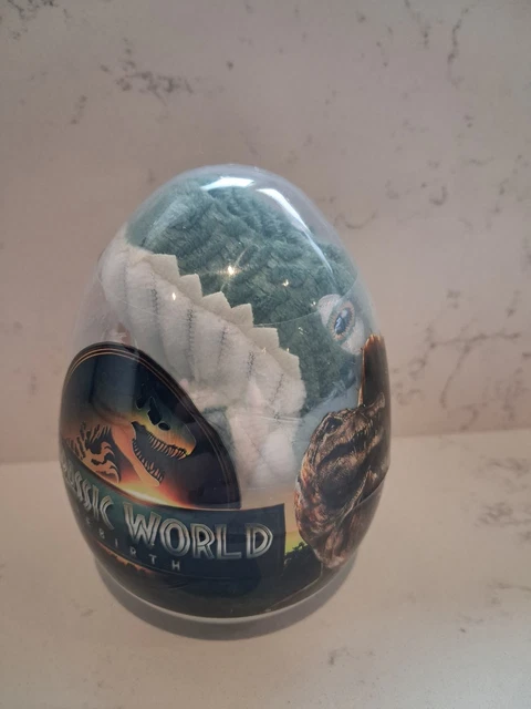 BRAND NEW JURASSIC WORLD REBIRTH EGG DINOSAUR PLUSH 5" SOFT TOY ...