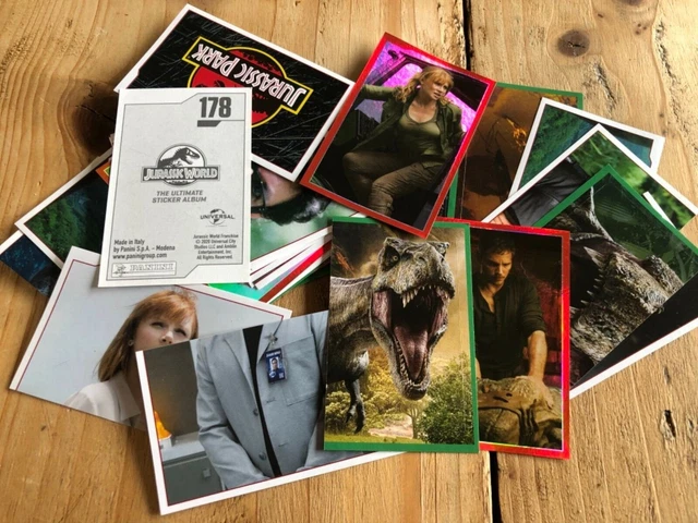 JURASSIC WORLD PANINI ultimate sticker album missing stickers - low as ...