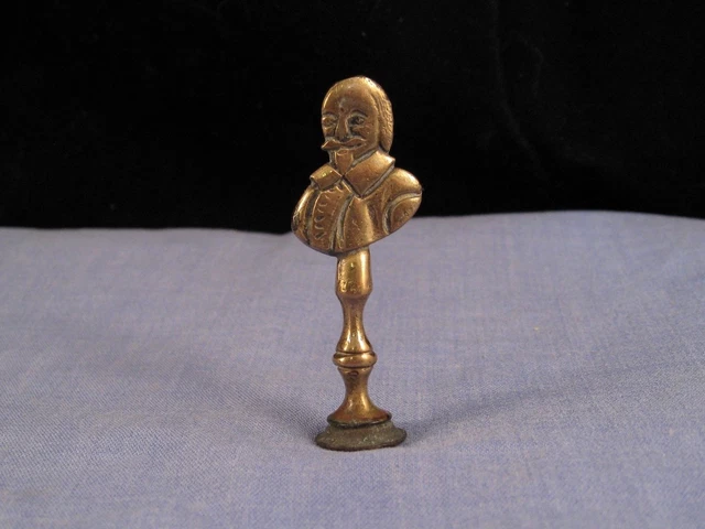 ANTIQUE PIPE TAMP Ring Tamper Tobacco Stopper Brass Shakespeare £10.28 ...