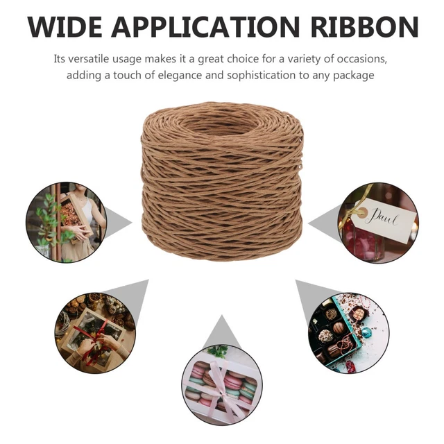 DECORATIVE PAPER ROPE Parcel Wrapping for Posting Bailing Twine Craft ...