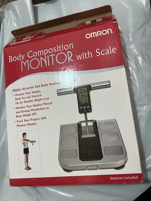 OMRON HBF-500 FULL Body Sensor Body Composition Monitor Scale Weight ...