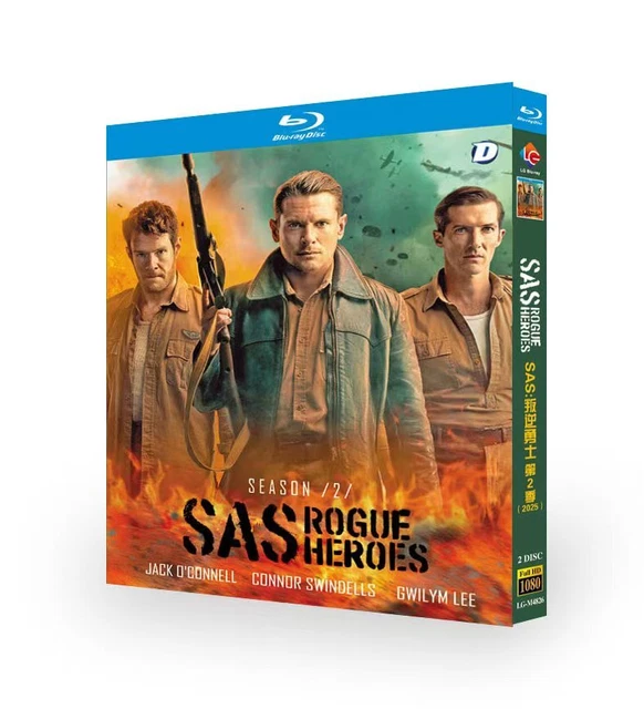 SAS: ROGUE HEROES Season 2 2025 2 Disc 1080P All RegionPlay Seal Box ...