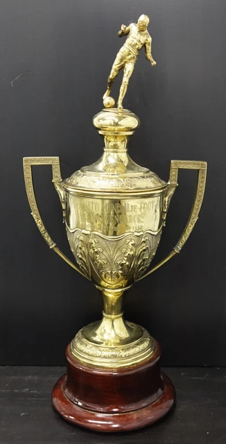1930 FIRST SOCCER World Cup Large Goldin Trophy to Uruguay Champion of ...