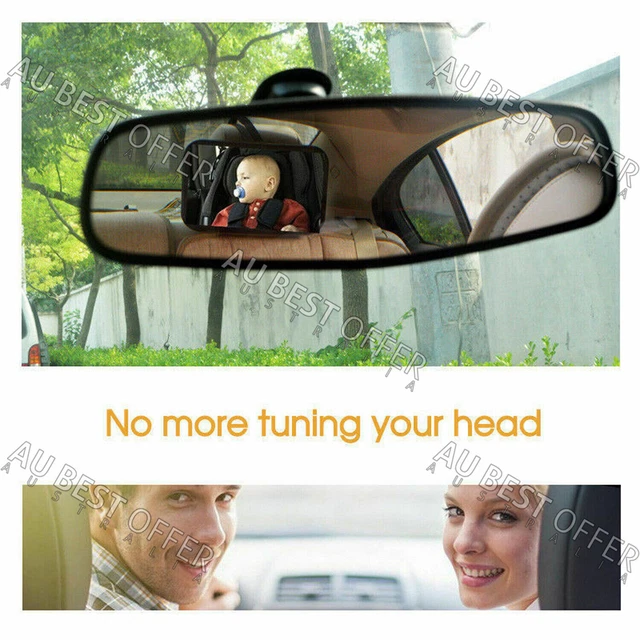 CAR BABY SEAT Inside Mirror View Back Safety Rear Ward Facing Child ...