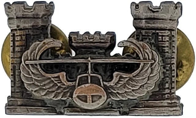 AIR ASSAULT ENGINEER Badge Insignia US Army Military Sapper Hat Castle ...