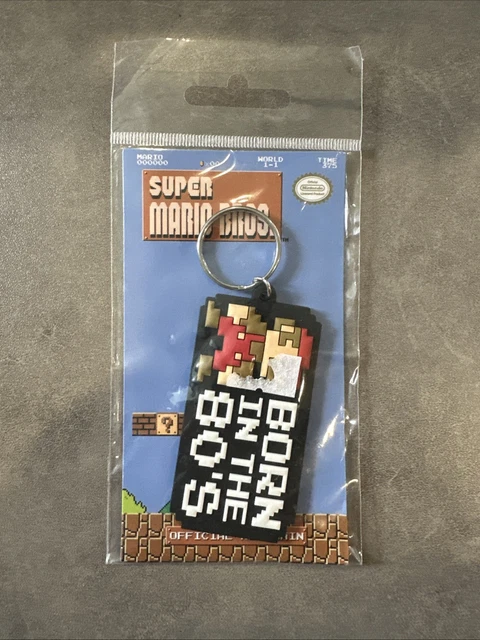 SUPER MARIO BROS Born in the 80's PVC Keyring Brand New | UK £9.62 ...