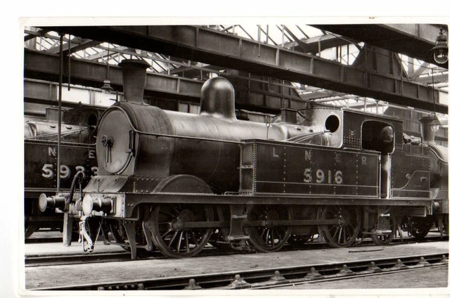 RAIL PHOTO LNER GCR 062t N5 5916 Unknown shed Trafford Park Manchester ...