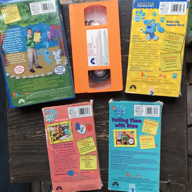 LOT DE 5 VHS Blue's Clues Nickelodeon Nick Jr EUR 28,46 - PicClick FR