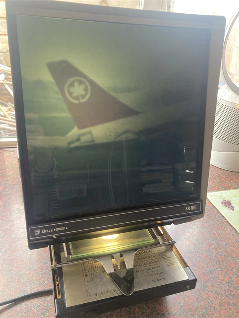 BELL & HOWELL SR-VIII microfiche reader - working £36.90 - PicClick UK