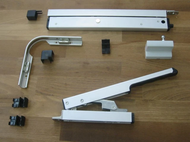 HAUTAU PRIMAT FL190 Grundkarton Öberlichtöffner Beschlag silber ...