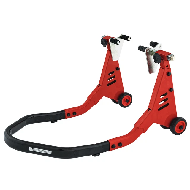 FRONT FORK PADDOCK Stand Lift Motorcycle Track Bike Motorbike Red EUR ...
