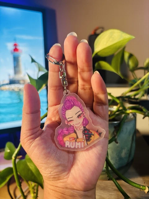 KPOP DEMON HUNTER HUNTR/X Rumi Custom Acrylic Keychain Anime £8.93 ...