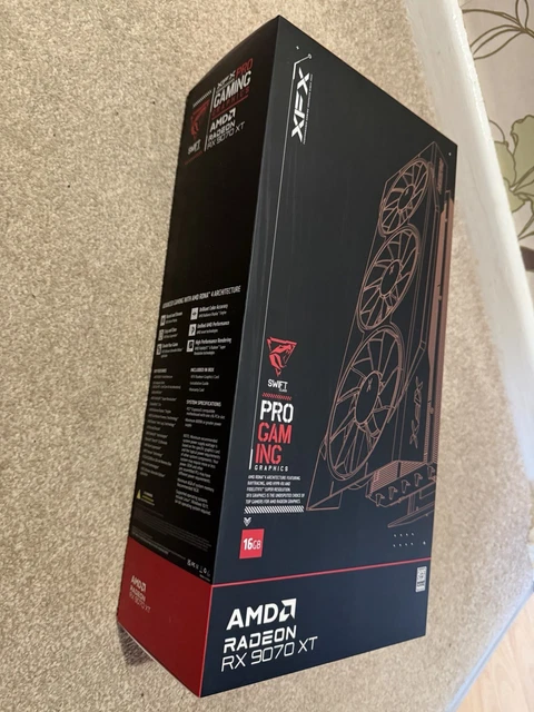 XFX SWIFT AMD Radeon RX 9070 XT 16GB GDDR6 Graphics Card £520.97 ...